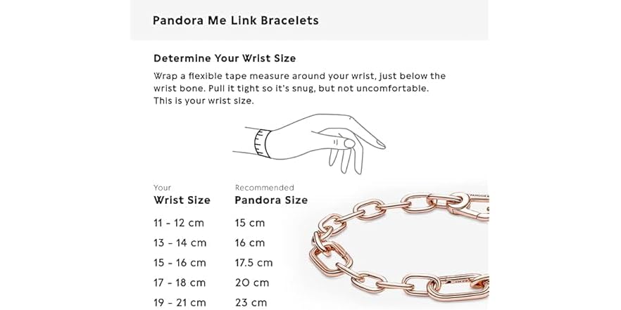 Pandora ME Link Chain Bracelet - 14k Rose Gold-Plated Bracel (Open Box)