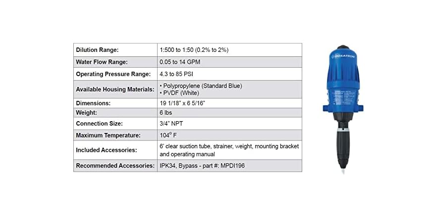 Dosatron Water Powered Doser D14MZ2