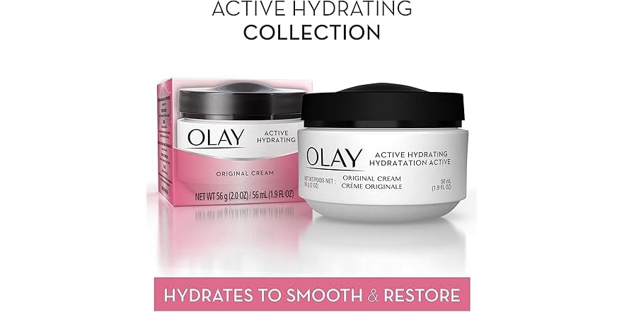 Olay Active Face Moisturizer, 1.9 fl oz | Hydrating Cream
