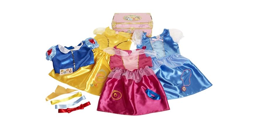 Disney Princess Dress Up Trunk Deluxe 21 Piece
