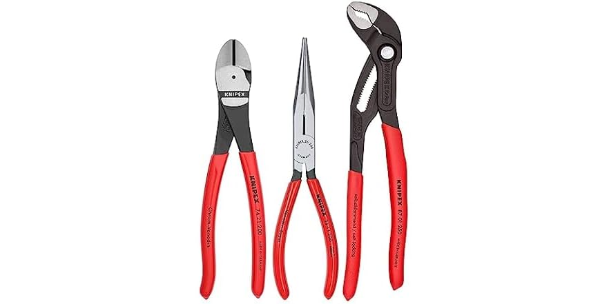KNIPEX - 3 Pc Universal Pliers Set w/Cobra® Pliers