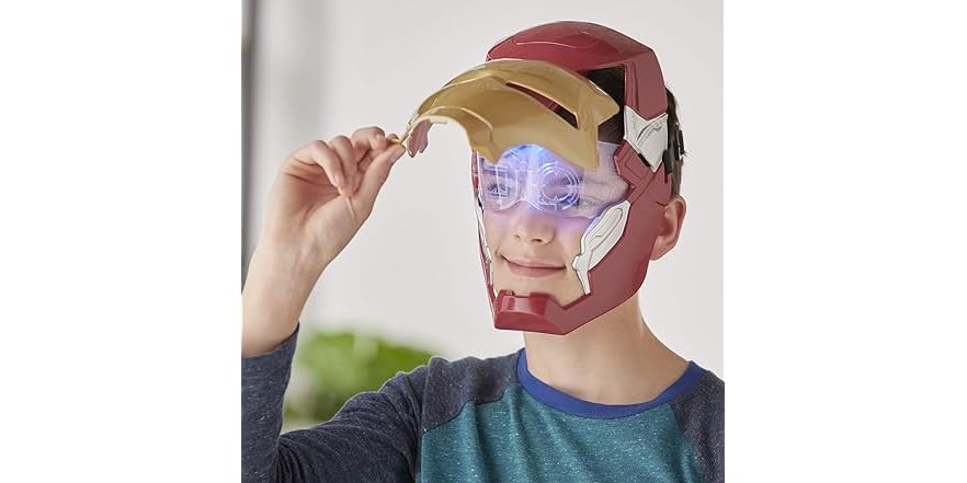 Avengers Marvel Iron Man Flip FX Mask