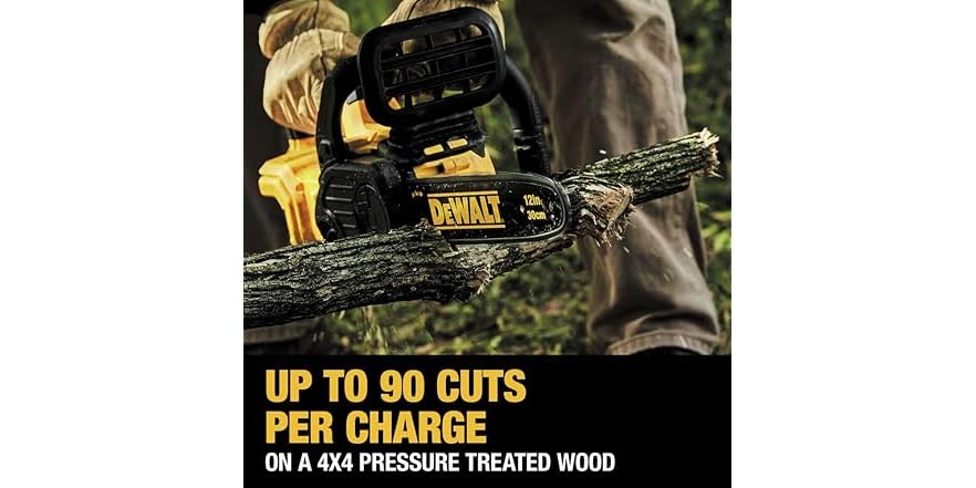 DEWALT DCCS620P1 20V MAX 12in. Chainsaw Kit (Open Box)