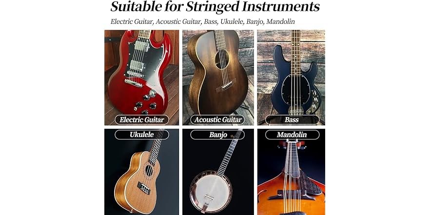 6 Pack Guitar Kapo Clip Clamps