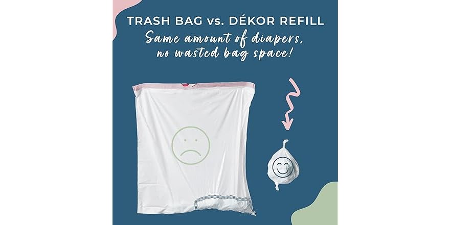 Diaper Dekor Hands-Free Diaper Pail