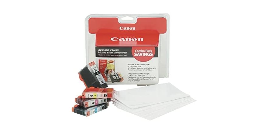 Canon 4 Colors with Photo Paper Sheets