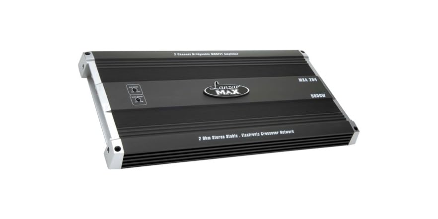 Lanzar 5000W 2Ch Bridgeable MOSFET Amp