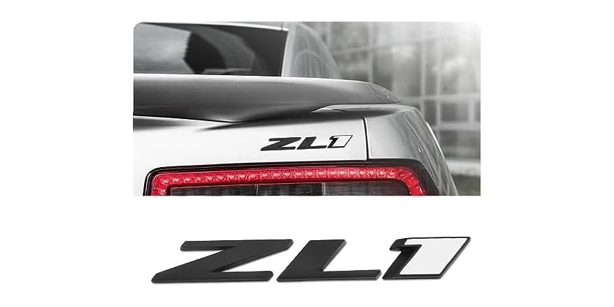 WUSFAR 3D Raised Letters ZL1 Emblem