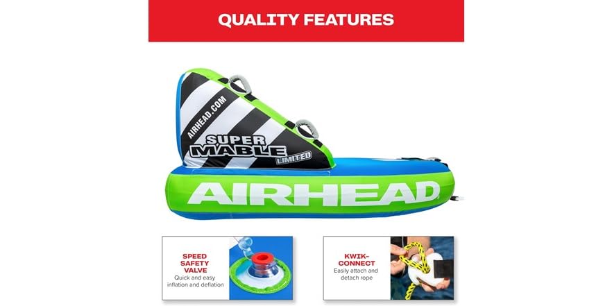 Airhead 1-3 Rider Towable Tube