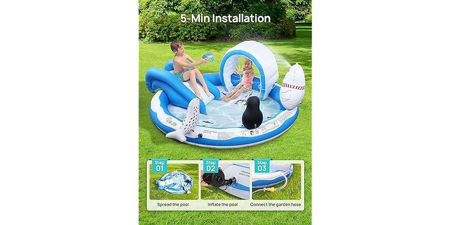 Evajoy Inflatable Play Center, Kid Pool