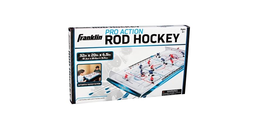 Franklin Sports Tabletop Rod Hockey Game
