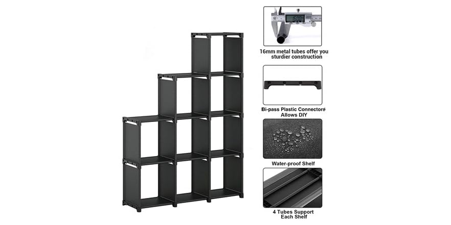 9-Cube DIY Storage Shelves