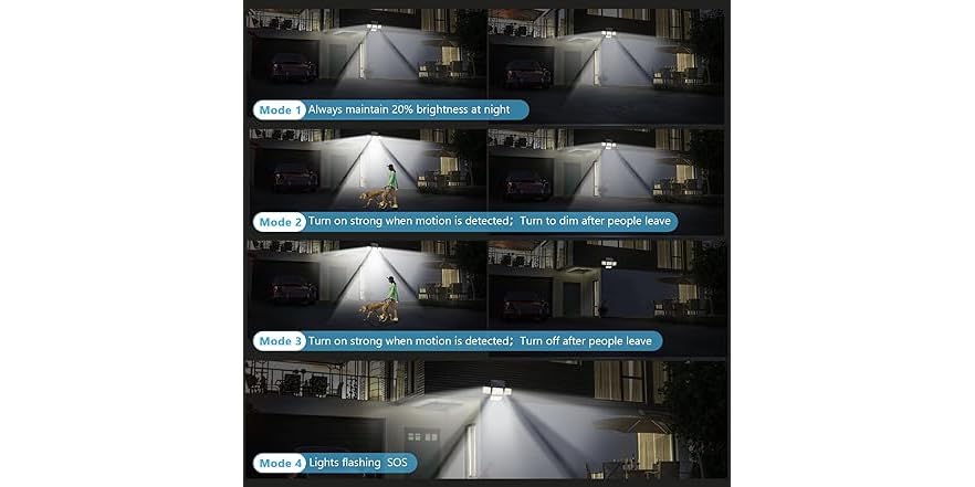 Mokot Solar Lights Outdoor- 2 Pack