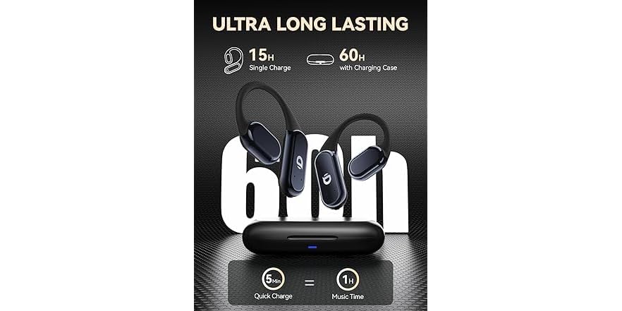 True Wireless Bone Conduction Earphones