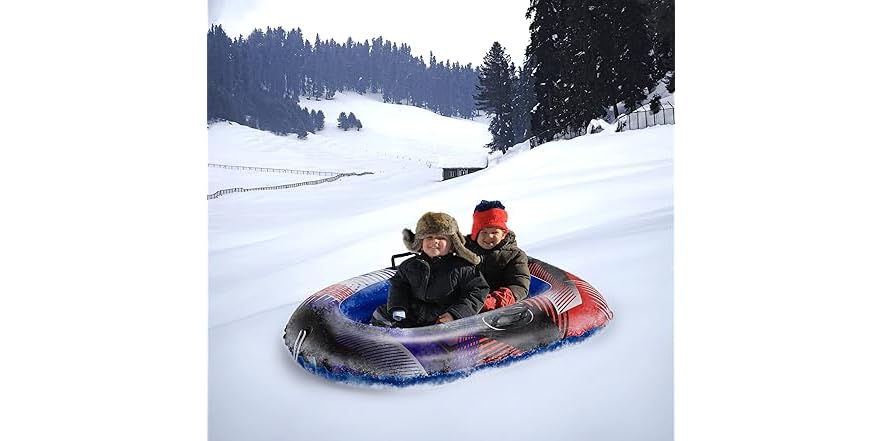 Inflatable Snow Sled Reinforced Handles
