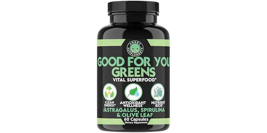 (2 Pack) Angry Supplements Good for You Greens