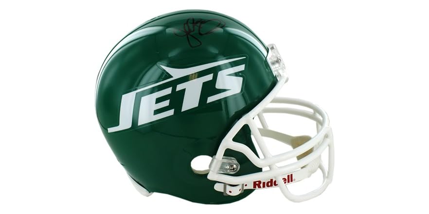 John Riggins Signed Jets Replica Helmet