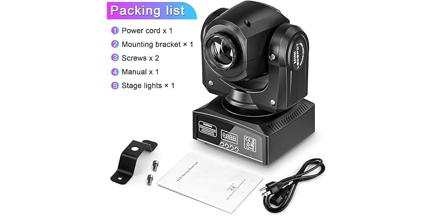 U`King U`King LED Moving Head Light 25W DJ Lig