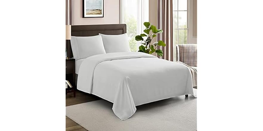 400 Thread Count 4PC Cotton Sheet Set