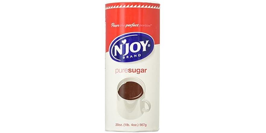 N'joy Sugar, 20 Oz Canister Dispenser
