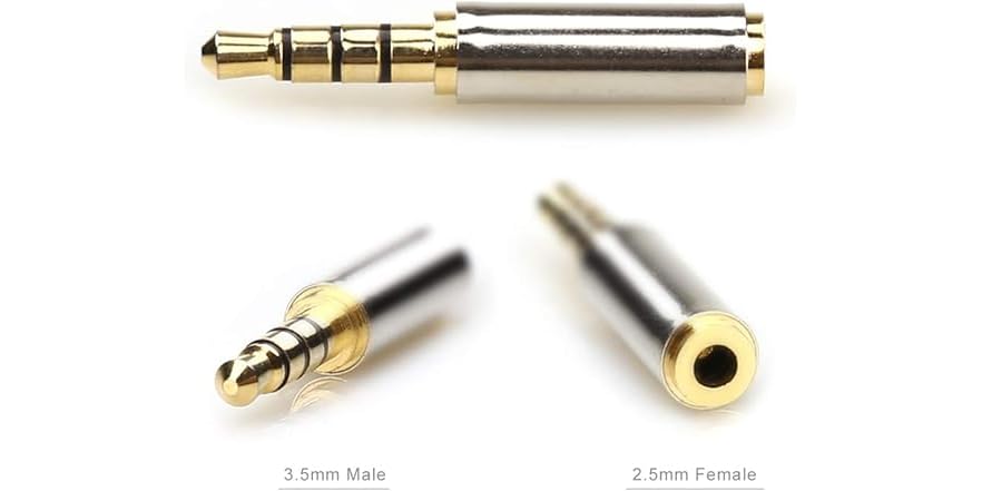 LEOU 3.5mm Male to 2.5mm Female and 2.5m