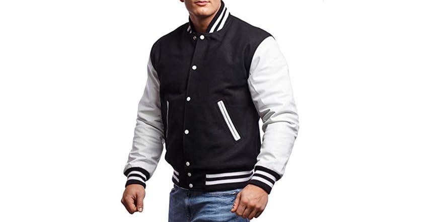 Varsity Base Letterman Jacket, Small