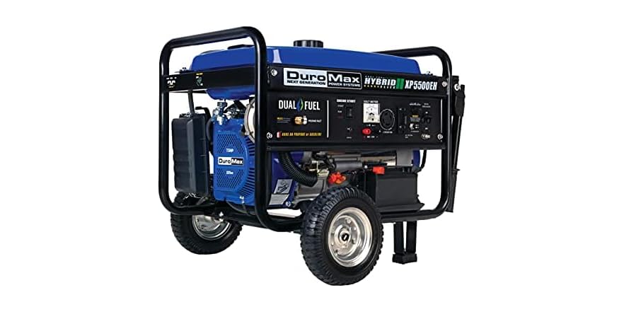 DuroMax Electric Start,Dual Fuel Portable Generator