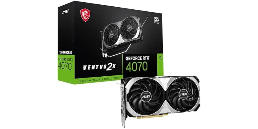 MSI RTX 4070 12GB Ventus 2X OC (Open Box)