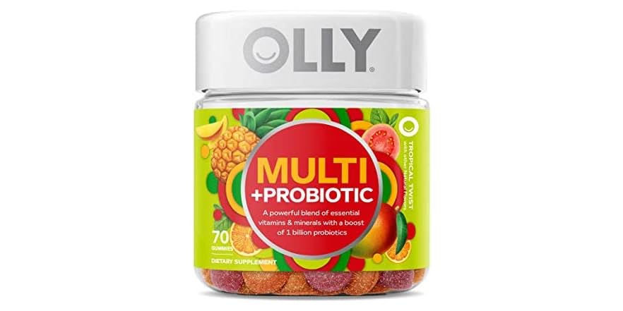 OLLY Multi + Probiotic Adult Multivitamin Gummy