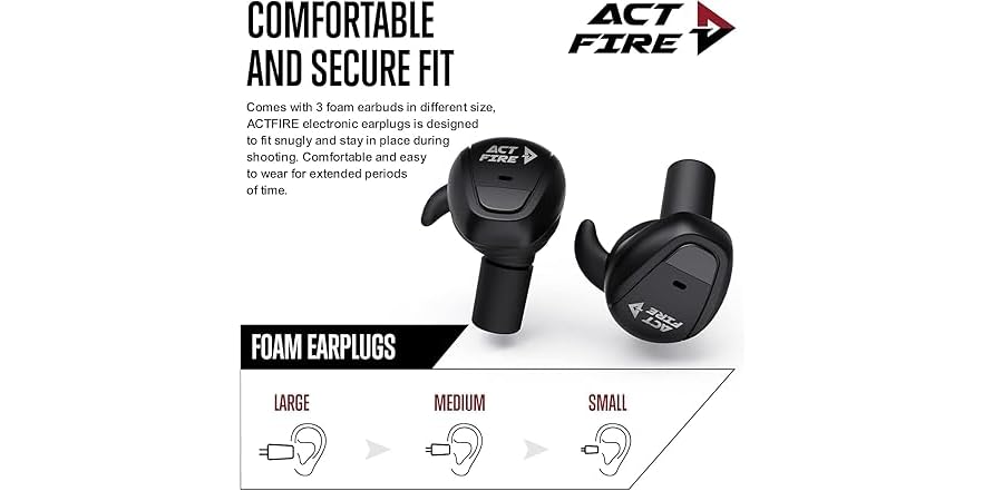ACT FIRES Standard Ear Protection Ear Plugs