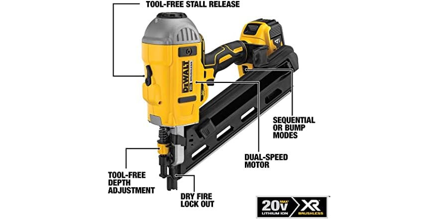 DEWALT 20V MAX Framing Nailer Kit (Open Box)