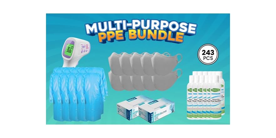 Multipurpose PPE Bundle 243 Piece
