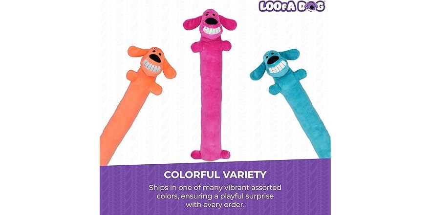 Multipet Loofa Dog Toy 24"