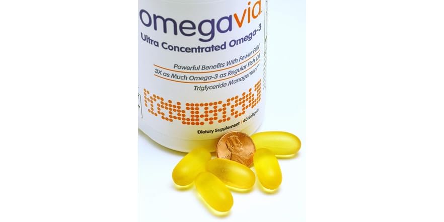 OmegaVia Ultra Concentrated Omega-3 Fish Oil