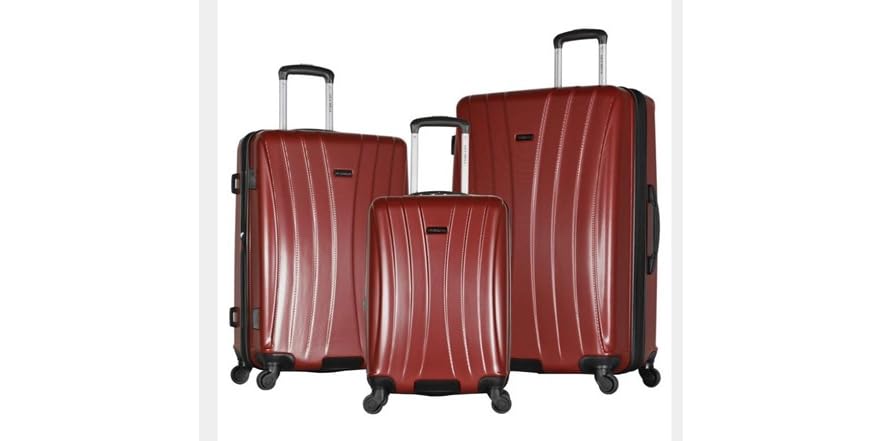 Brighton-3 Piece Expandable Hard-Case Luggage Set