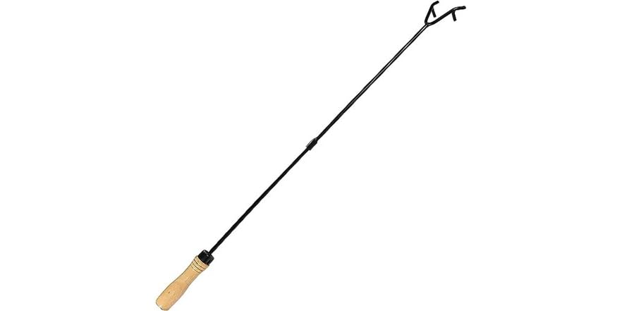 Sunnydaze 26" Fire Pit Poker with Wood Handle