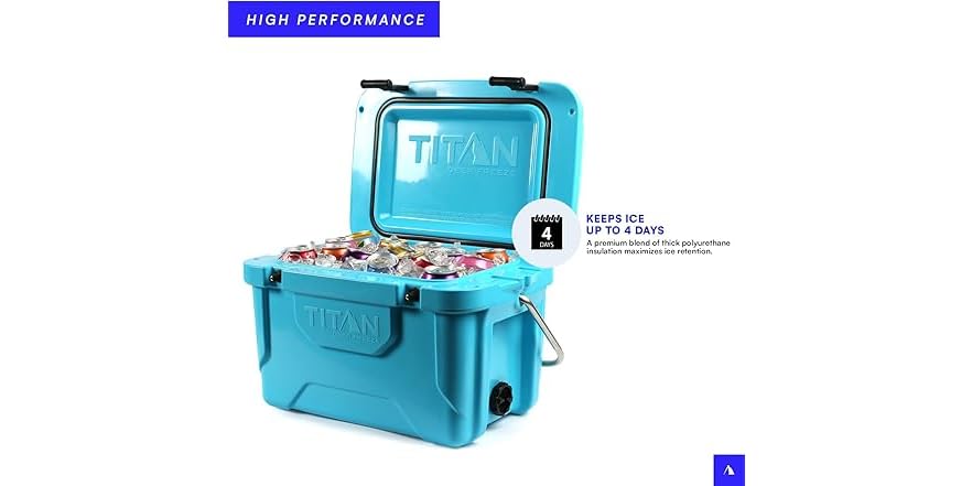 Titan Hard Ice Chest Cooler 20 Quarts