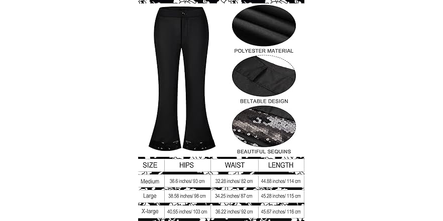 6 PC Men's 70s Disco Costume Set