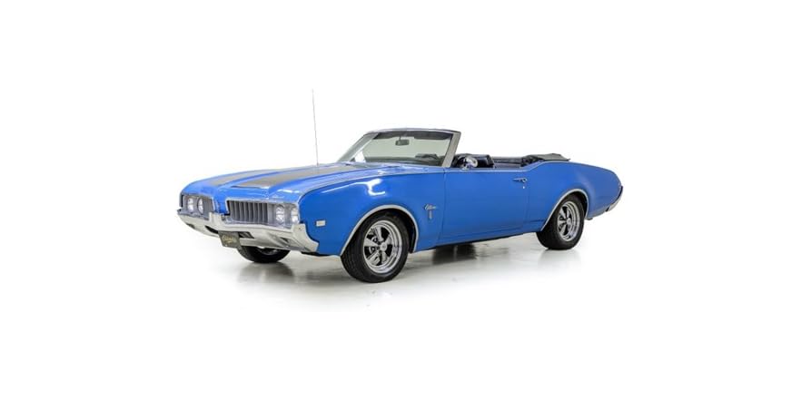 Blue Oldsmobile Cutlass