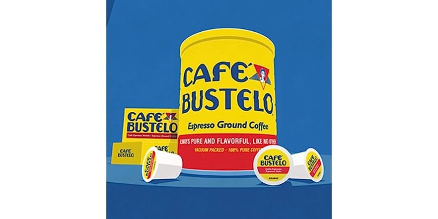 Cafe Bustelo Espresso Dark Roast, 24 K-Cups