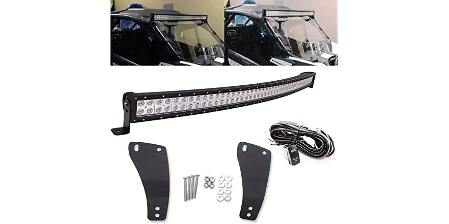 XJMOTO XJMOTO 50'' 288W Offroad Curved LED Li