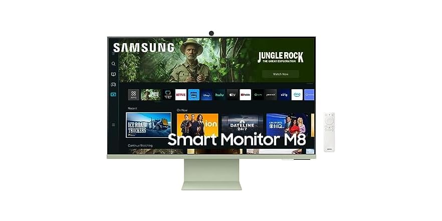 Samsung 32" M80C 4k Smart Monitor | Spring Green