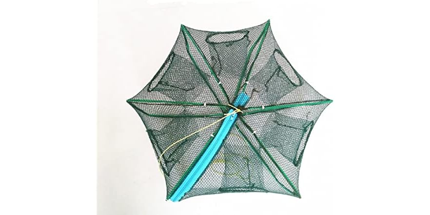 Portable Folded Fishing Net Mesh Trap
