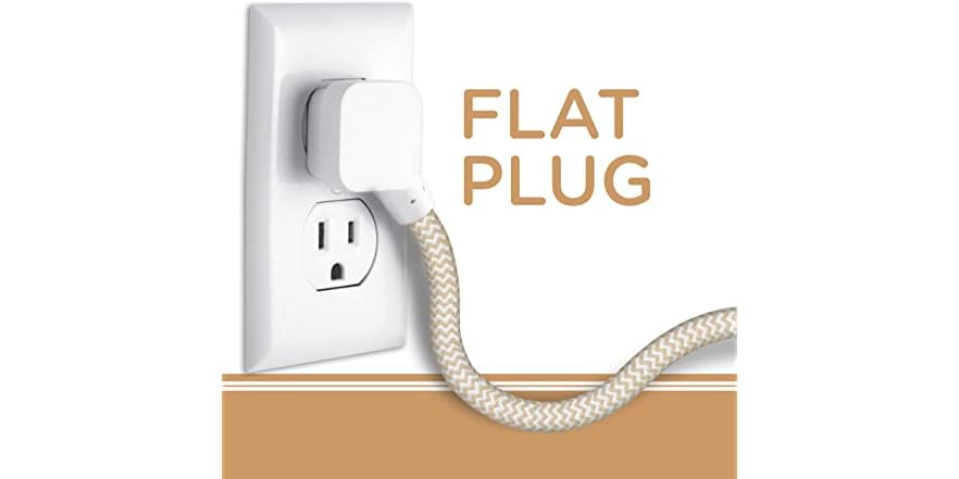2-Outlet Power Strip with 2 USB Ports, 10 Ft