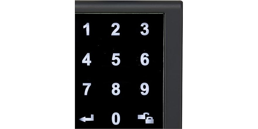 AmazonBasics Keypad Deadbolt, Matte Black