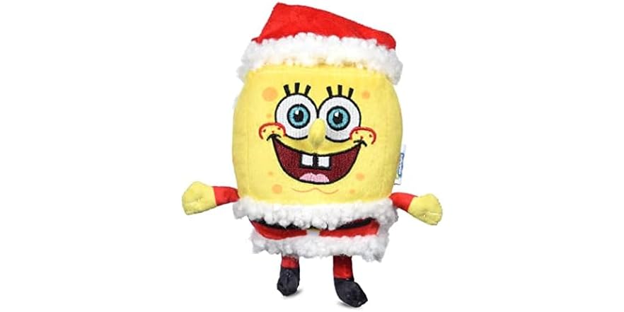6" Holiday SpongeBob SquarePants Dog Toy