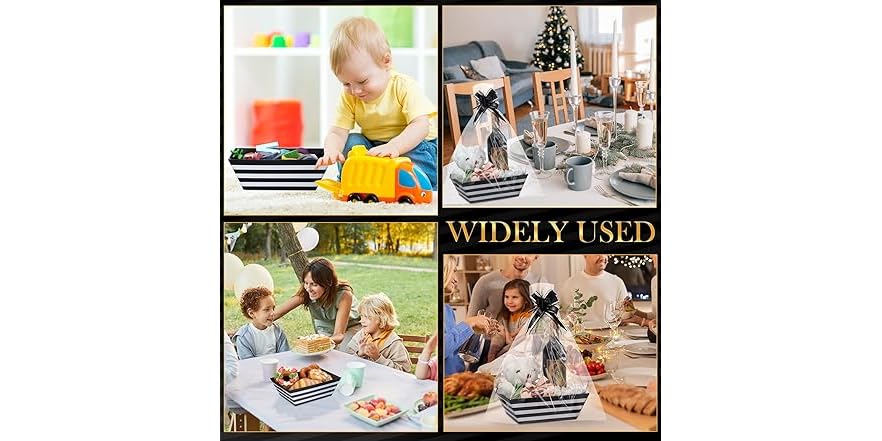 6 Pack Empty Gift Basket Kit