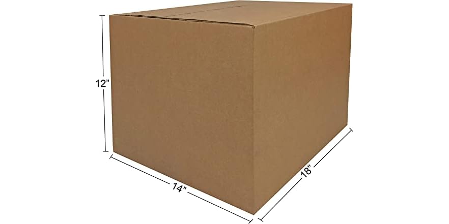 uBoxes Moving/Storage Boxes Medium 18x14x12-Inch
