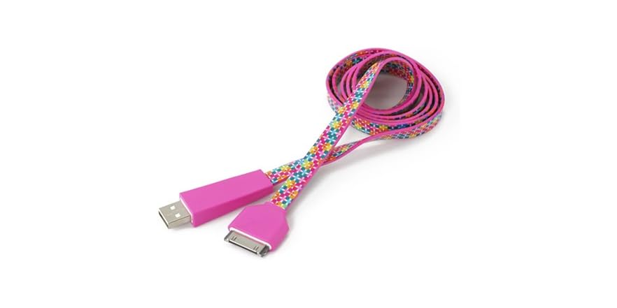 40" 30-pin to USB Flat Charger Cable