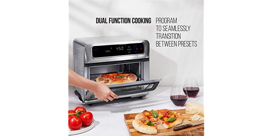 CHEFMAN Air Fryer Toaster Oven XL 20L, Healthy Cooking & Use (Open Box)